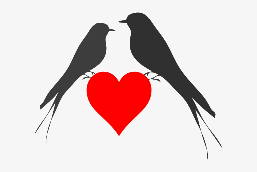 Birds On A Branch Clip Art - Red Love Birds Clipart - 600x471 PNG ...