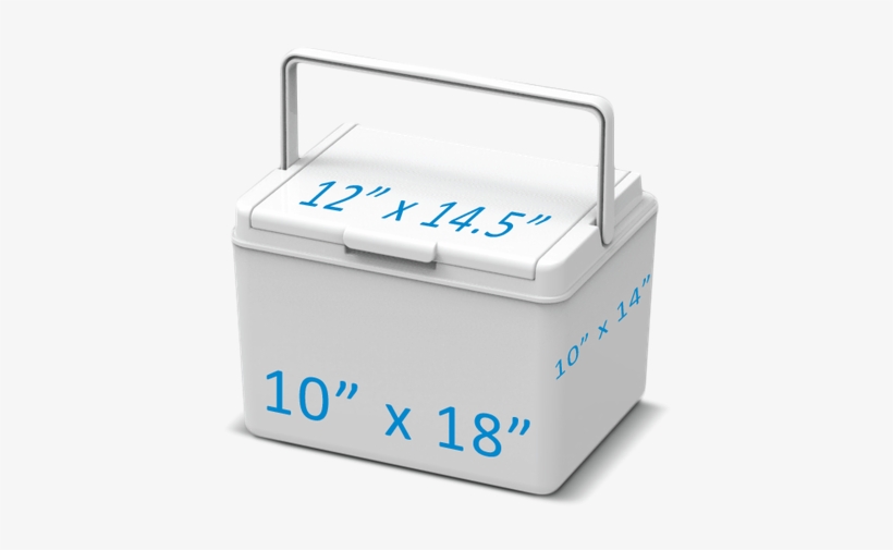 Download Transparent Coolersbyu Large Paintable Cooler Dimensions - Box ...