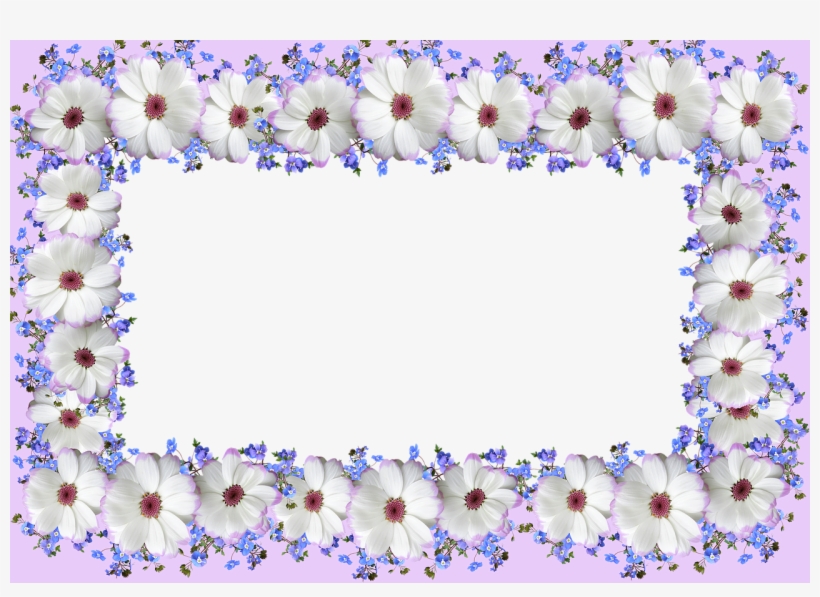Frame, Border, Floral, Design - Greeting Card - 960x652 PNG Download ...