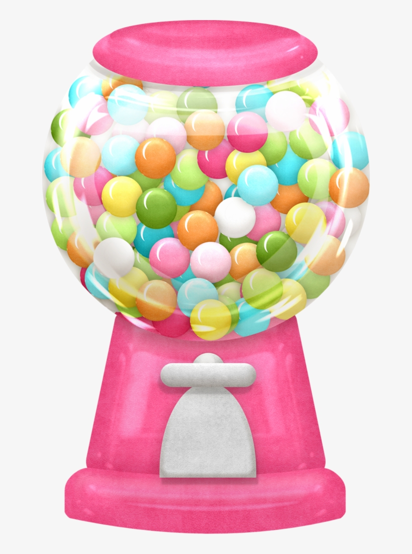 Download Transparent Candy ‿ ⁀°•• - Bubble Gum Machine Png - PNGkit