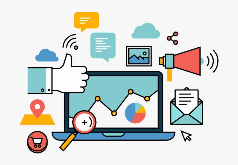 Vector Transparent Library Social Media Management - Road Safety Social ...