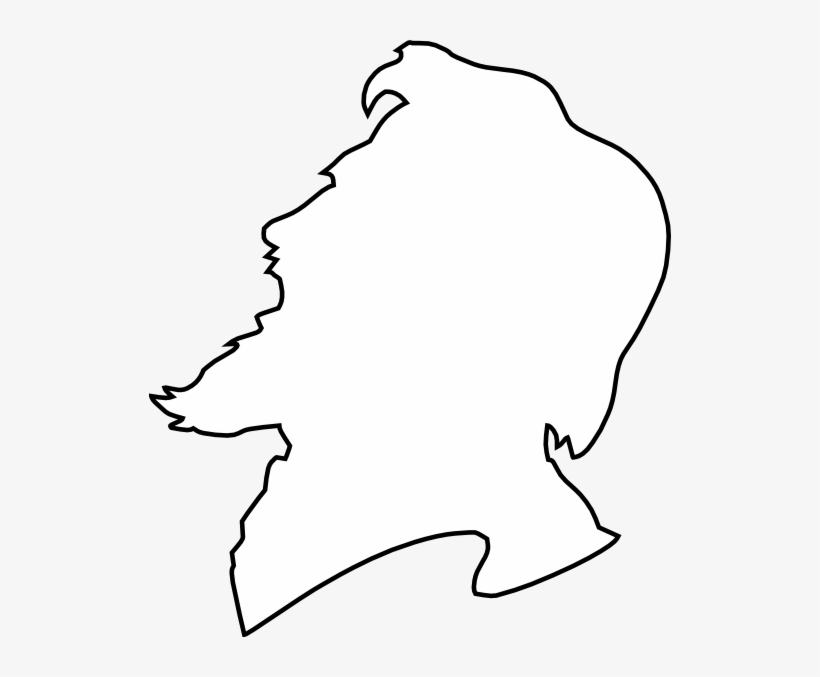 How To Set Use Person Yelling Outline Clipart - 522x597 PNG Download ...