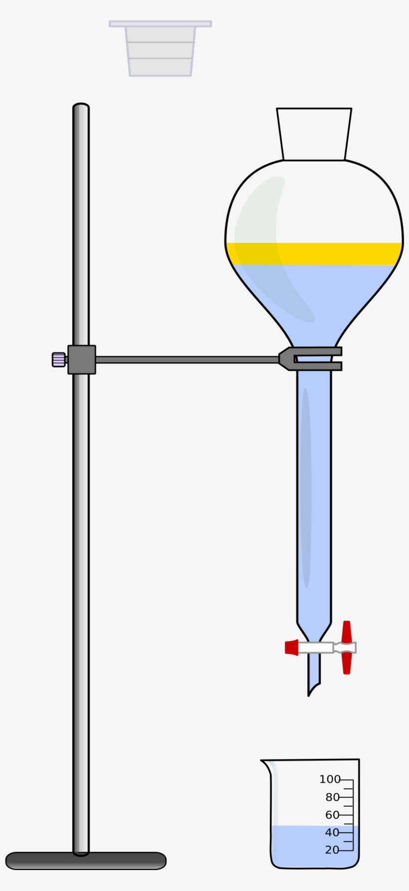 This Free Icons Png Design Of Separatory Funnel - 1387x2400 PNG ...