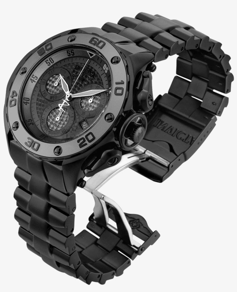 Download Transparent Image Of Invicta Subaqua Men 50mm Stainless Steel ...