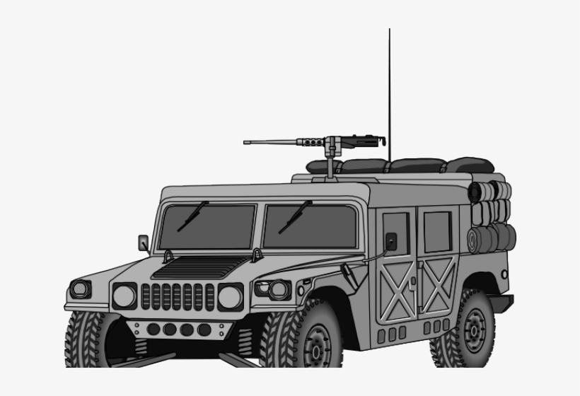 Drawn Tank Humvee Military - Military Clip Art - 640x480 PNG Download ...