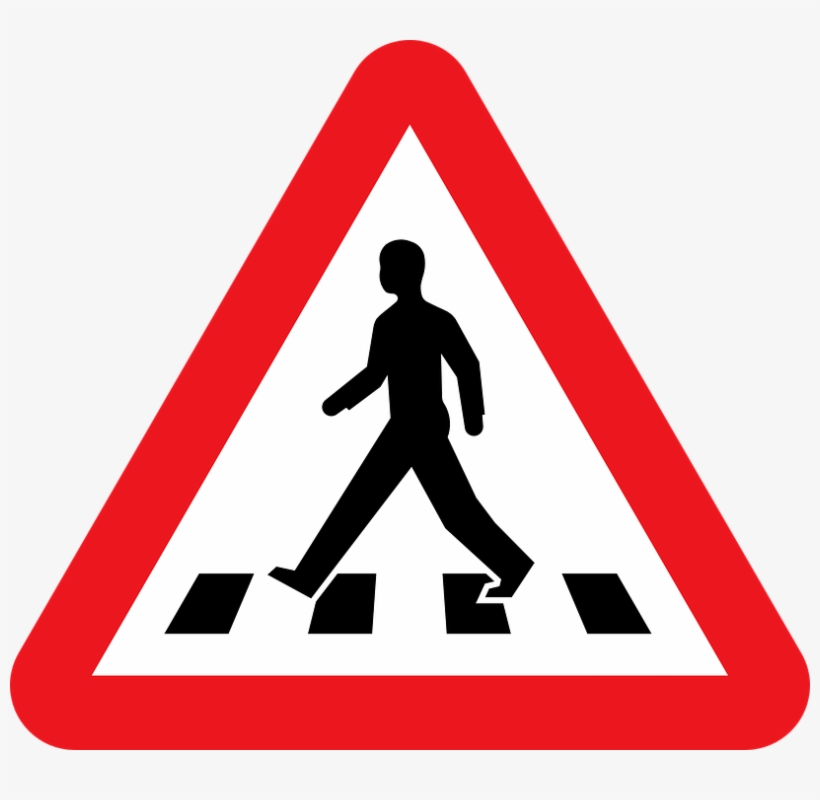 Clipart Zebra Cross Pencil And In Color - Zebra Crossing Sign Clip Art ...