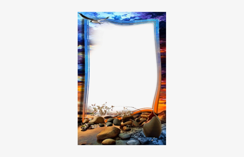 Photo Frame - After Sunset - Summer Photo Frames Png - 297x448 PNG ...