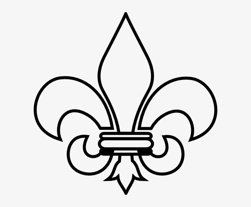 Flor De Lis Outline