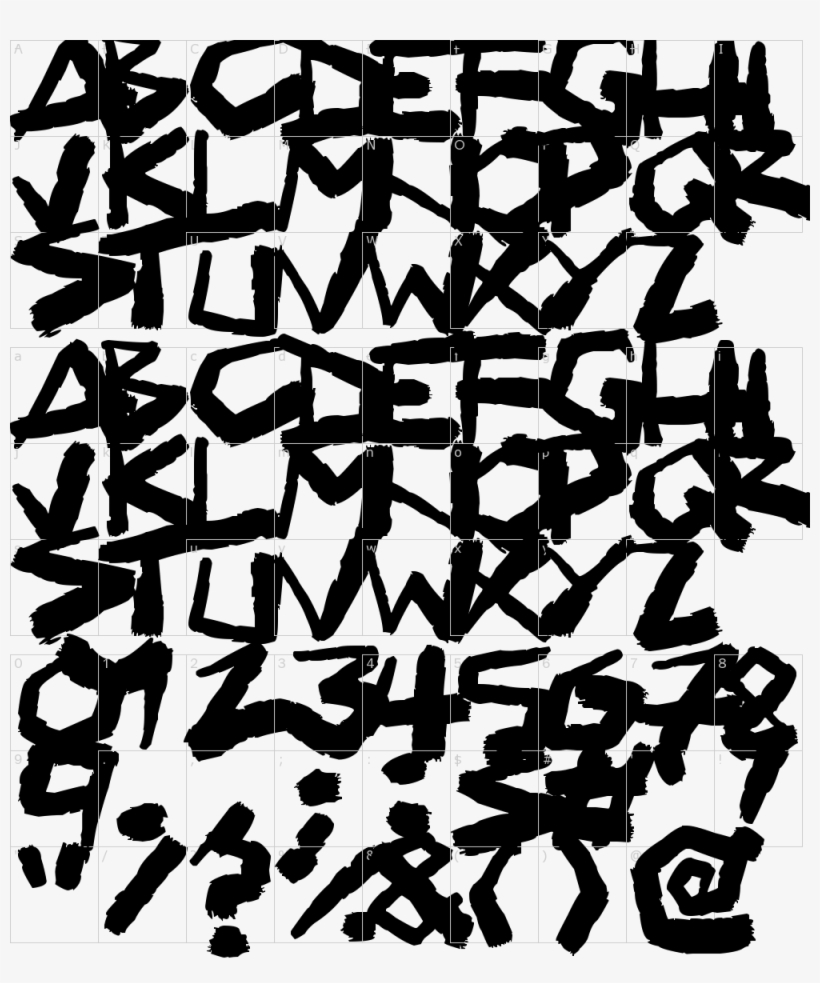 Crazy Guy Font - Illustration - 1000x1150 PNG Download - PNGkit