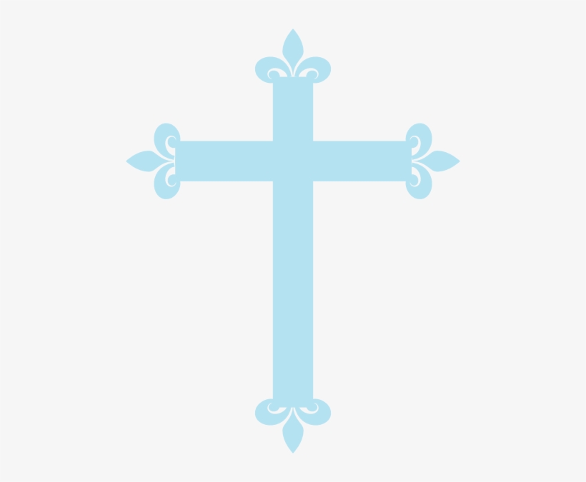 Baby Blue Cross Clip Art
