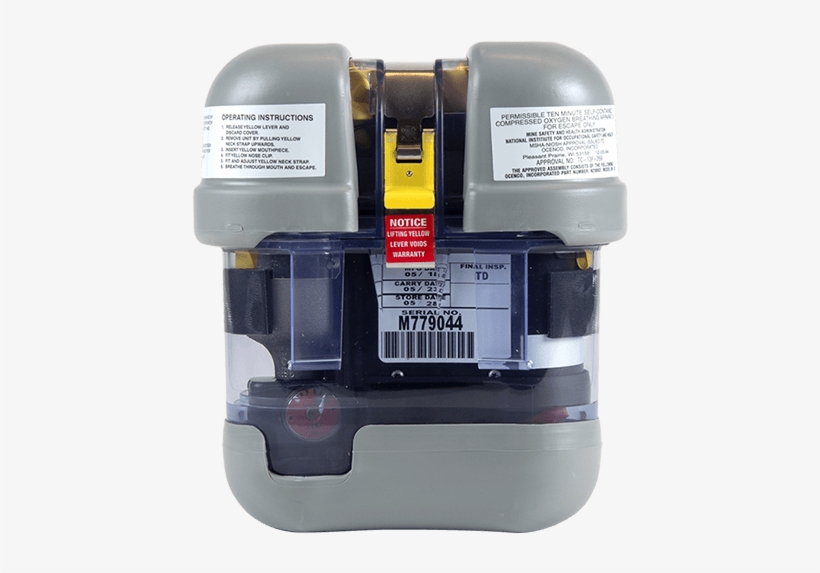 M20 Front - Self-contained Self-rescue Device - 612x608 PNG Download ...