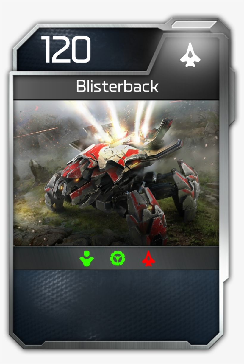 Blisterback - Halo Wars 2 - 1281x1848 PNG Download - PNGkit