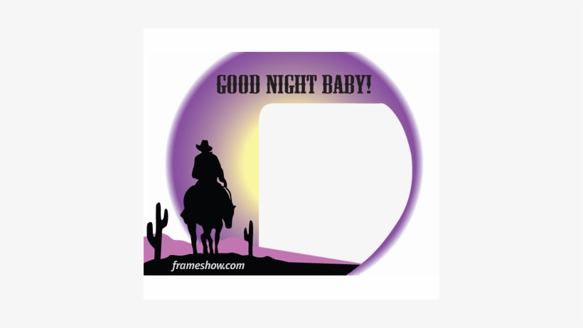 Photo Frame Show - Good Night Photo Frame Png - 416x382 PNG Download ...