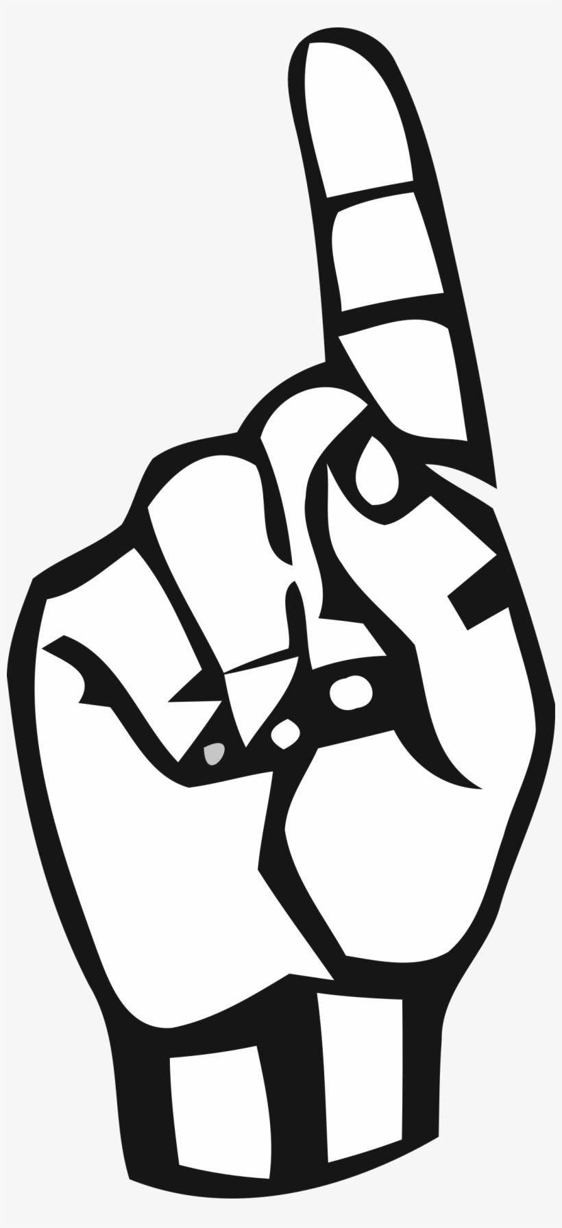 Deaf Alphabet 1 Graphic Transparent Stock - Sign Language 1 2 3 ...