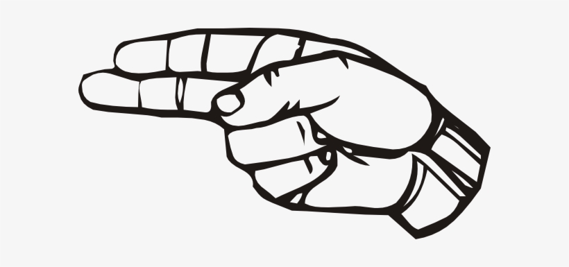 Sign Language H Clipper - Sign Language Letter H - 594x305 PNG Download ...
