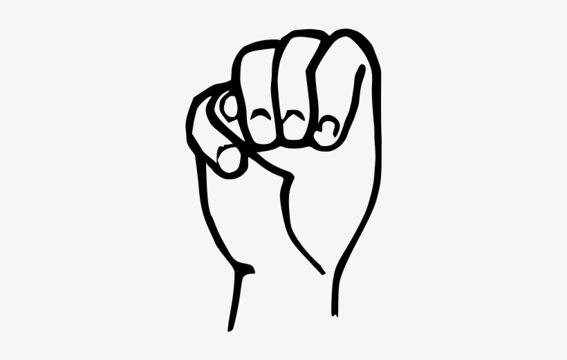 Sign Language M - Letter M In Asl - 310x467 PNG Download - PNGkit