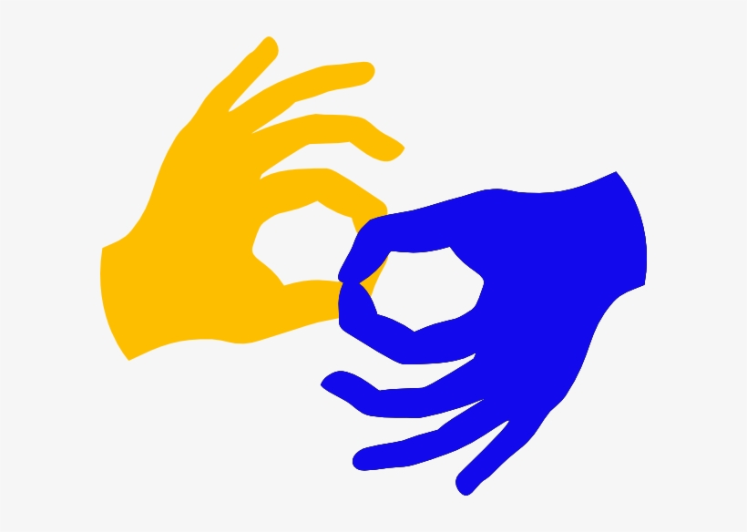 Connect Sign Language Clip Art At Clker - Sign Language Clip Art Png ...