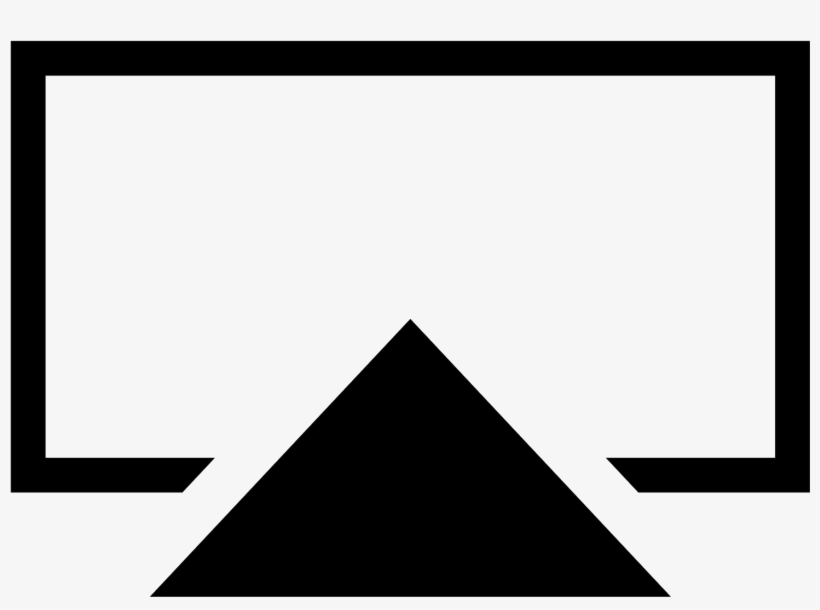 Air Play Icon - Apple Airplay Icon Png - 1600x1600 PNG Download - PNGkit