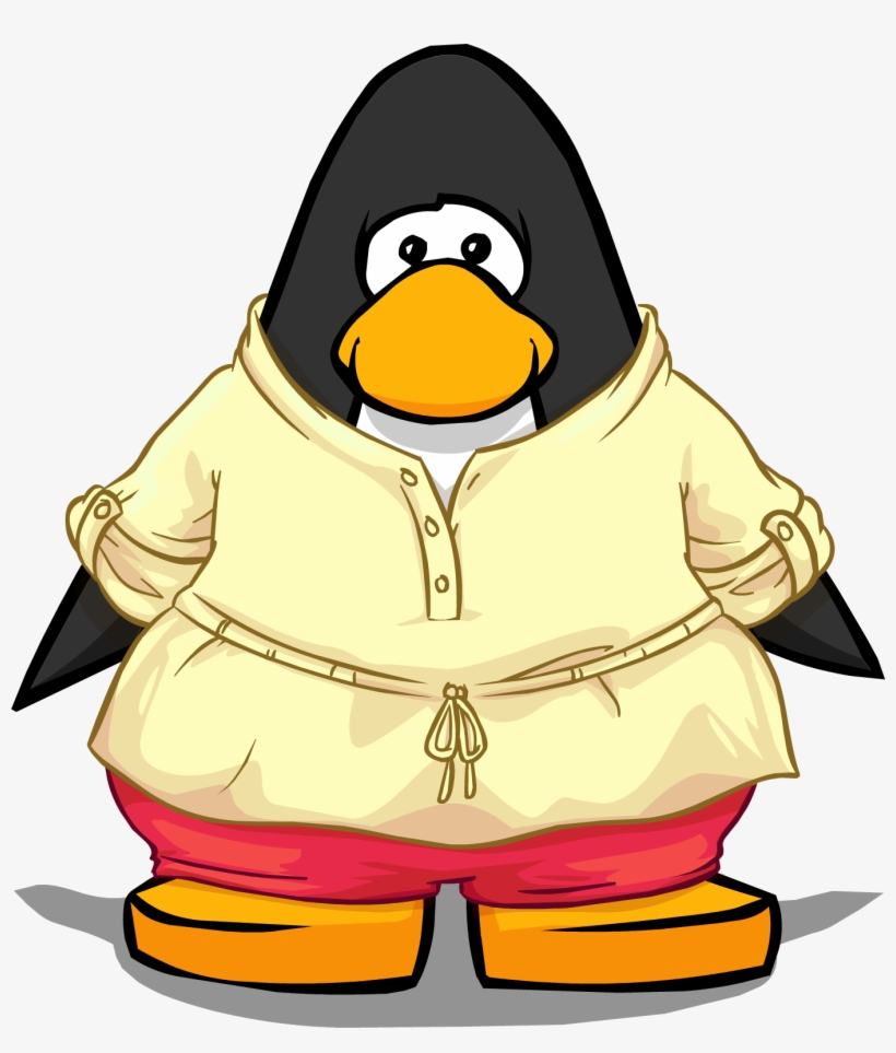 Lemon Button Blouse Pc - Club Penguin Blue Tux - 1380x1554 PNG Download ...