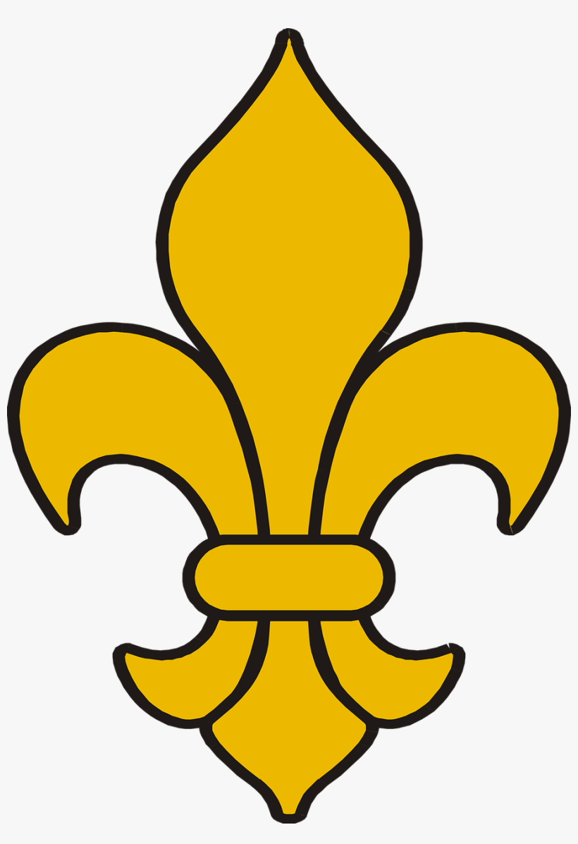 Fleur De Lis Symbol Cut Flowers Heraldry - Flor De Lis Simbolo ...