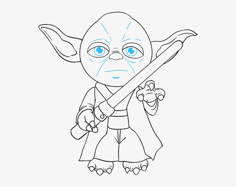 How To Draw Yoda From Star Wars Really Easy Drawing - Drawing Yoda ...