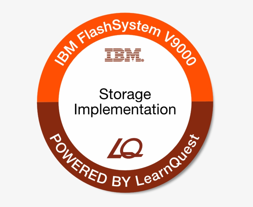 Learnquest Ibm Flashsystem V9000 Storage Implementation - 600x600 PNG ...