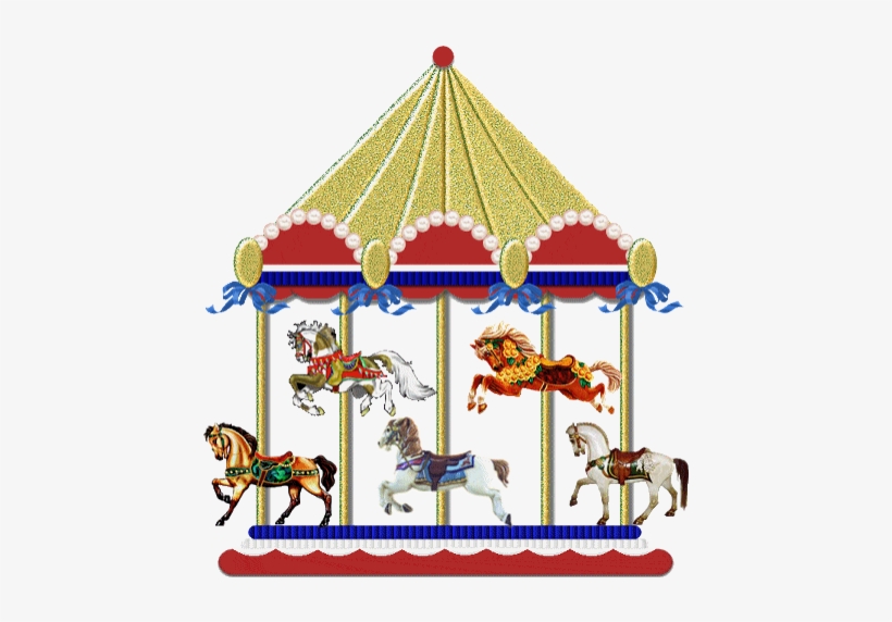 Carousel Horse - Carrusel Gif - 450x524 PNG Download - PNGkit