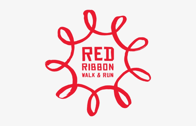 Red Ribbon Walk & Run - Red Ribbon Walk And Run - 470x454 PNG Download ...