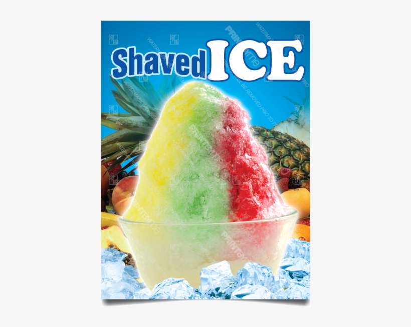 Dn-037 Shaved Ice Poster - Printbyme - 600x600 PNG Download - PNGkit