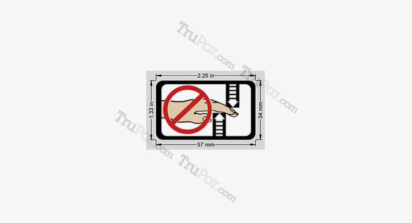 2372605 No Hand Hold Decal - 00636 12 431a - 378x378 PNG Download - PNGkit