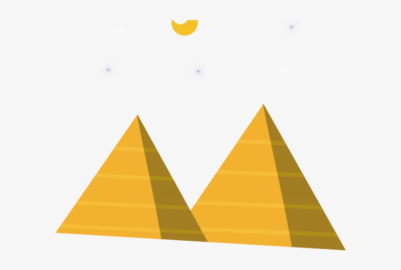 Egyptian Pyramid Clipart - Pyramid Clip Art - 640x480 PNG Download - PNGkit