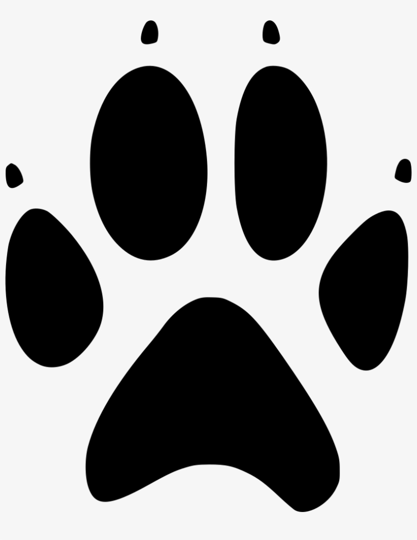Animal Foot Step Comments - Icon - 812x980 PNG Download - PNGkit