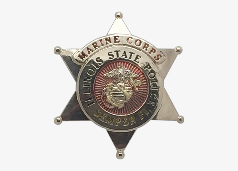 Illinois State Police Star Lapel Pin - Lapel Pin - 450x509 PNG Download ...