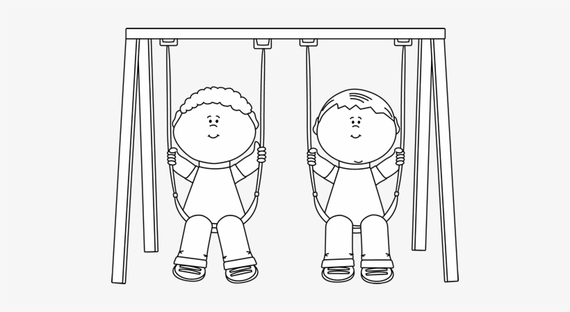 Swing Clipart Black And White