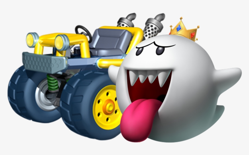 Mario Kart Characters King Boo - 792x455 PNG Download - PNGkit