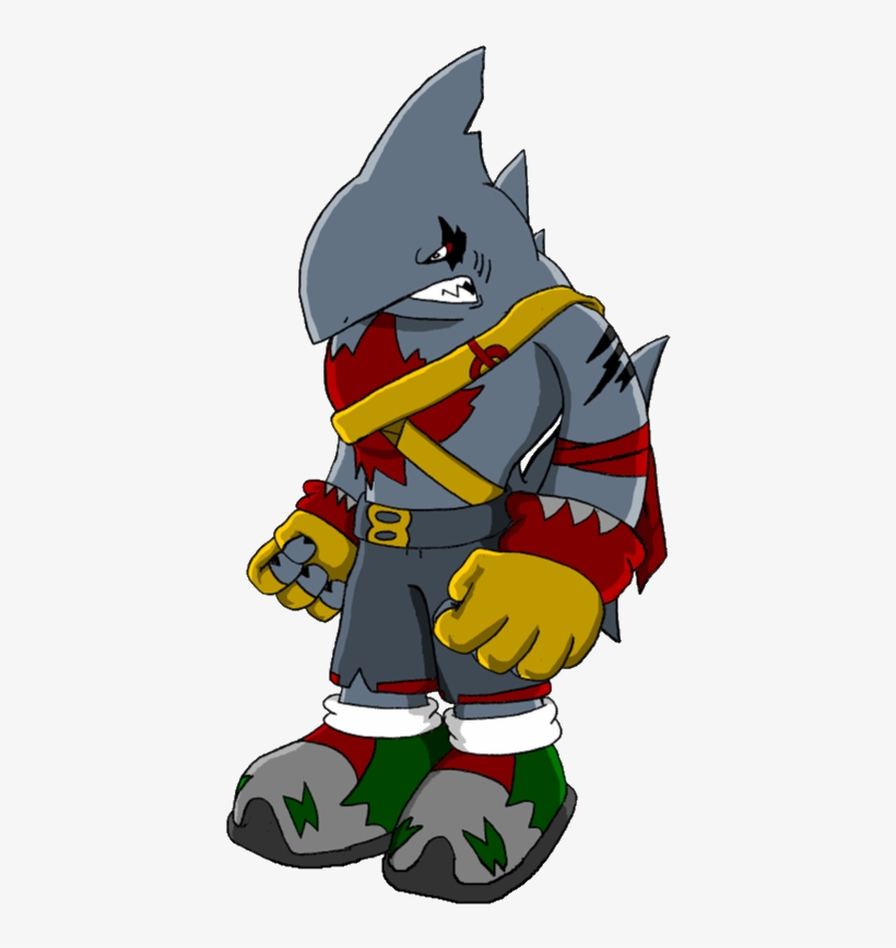 Bite The Shark By Pokemon Diamond - Cartoon - 618x806 PNG Download - PNGkit