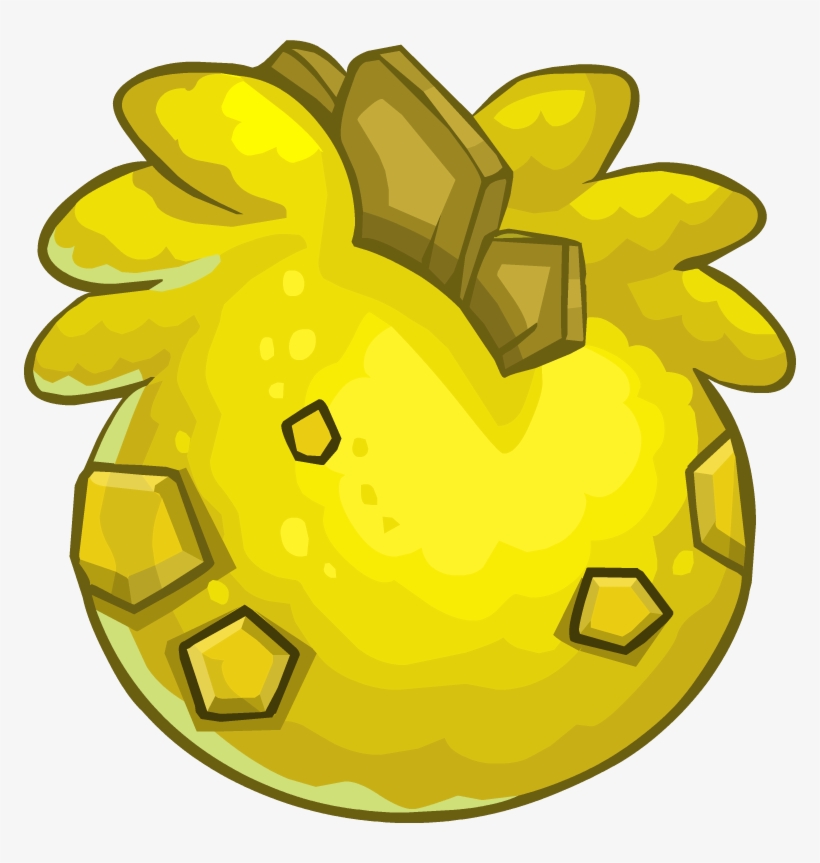 Yellow Puffle Egg - Puffle Egg - 772x783 PNG Download - PNGkit