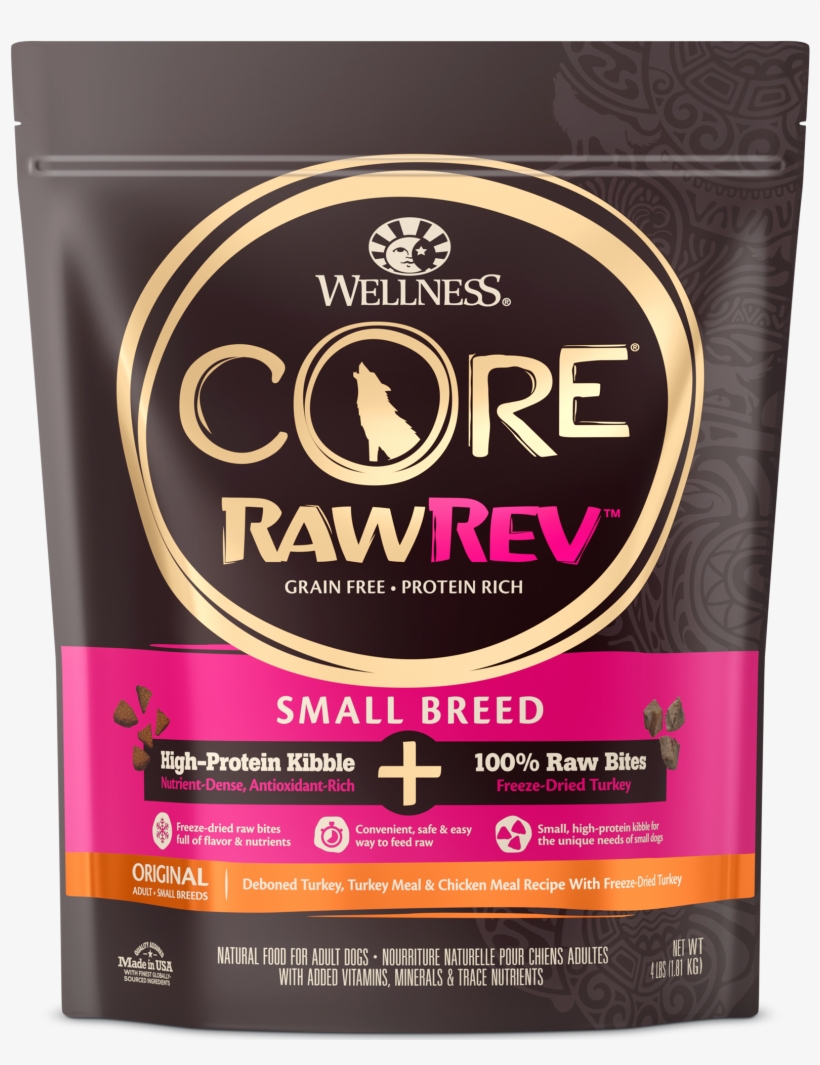 Raw Rev Sm Breed Dog - Wellness Core Rawrev - 2000x2000 PNG Download ...
