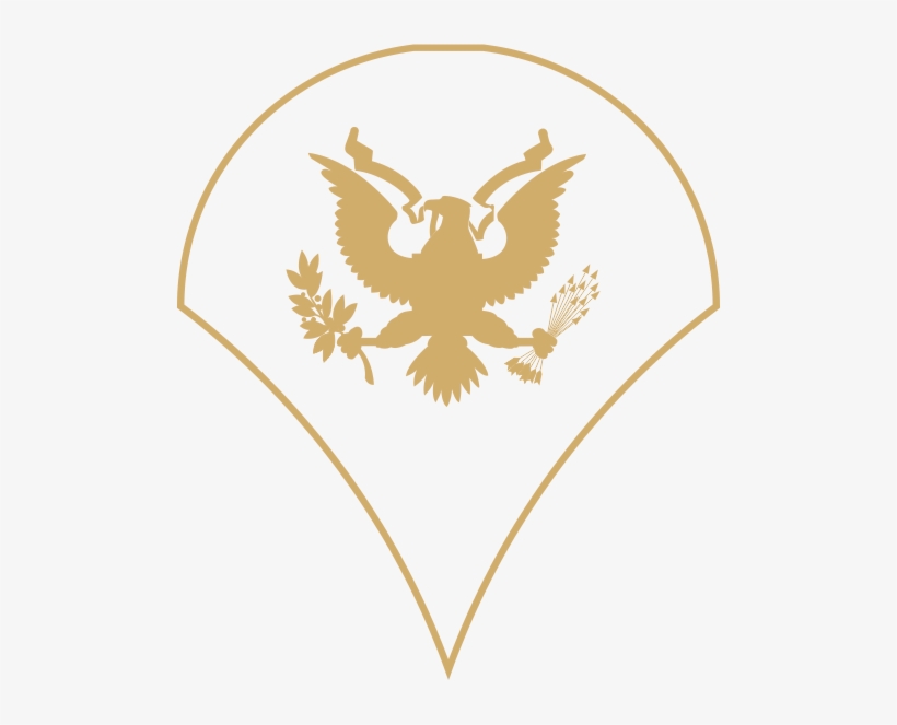 Colorfill - Us Army Spc Rank - 498x583 PNG Download - PNGkit