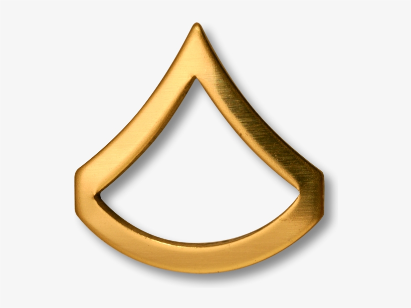 Subscriber Art - Private First Class Rank Insignia - 531x535 PNG ...
