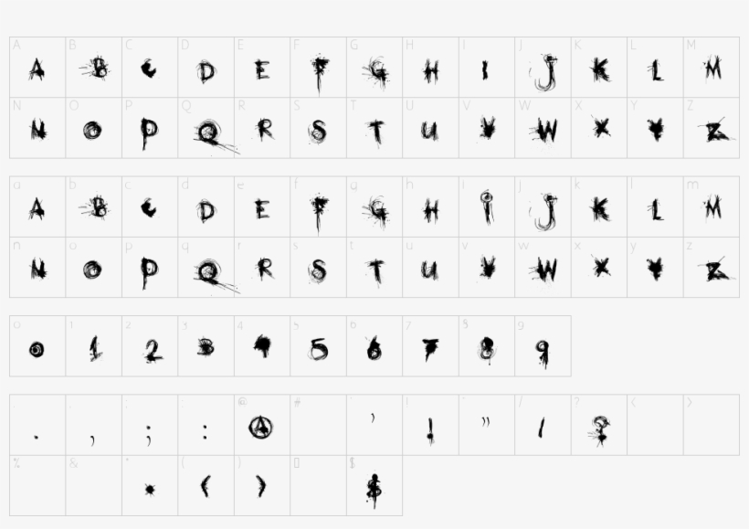 Character Map - Font - 963x633 PNG Download - PNGkit