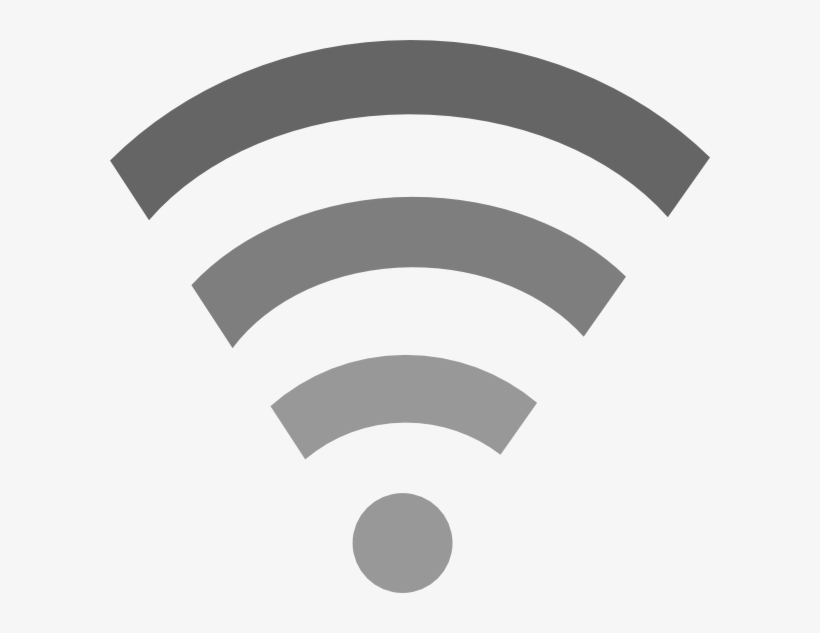 Wifi Grey Svg Clip Arts 600 X 553 Px - 600x553 PNG Download - PNGkit