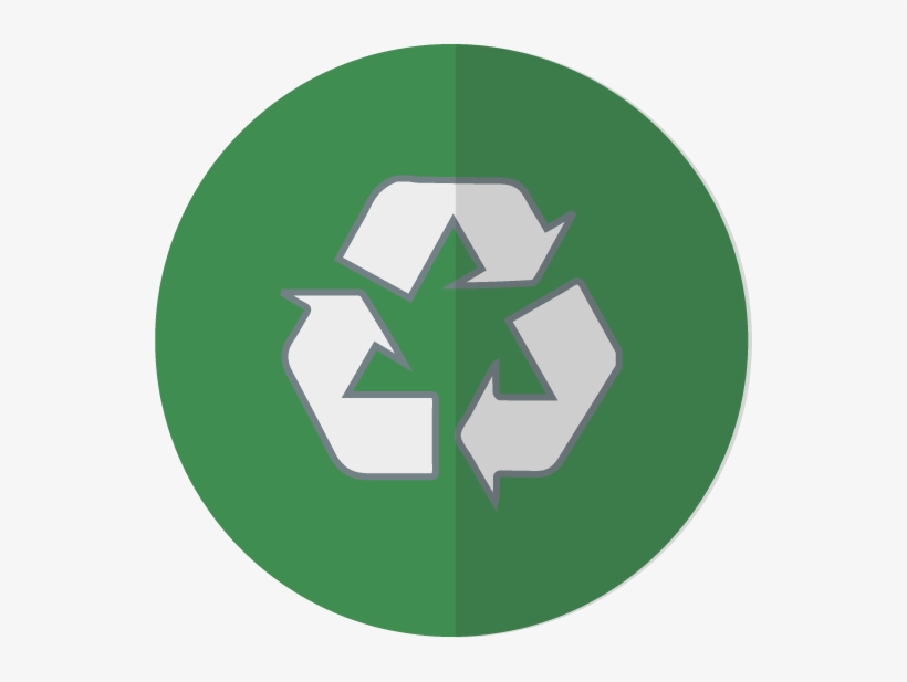 Accepted Materials - Recycle Icon White Png - 540x537 PNG Download - PNGkit