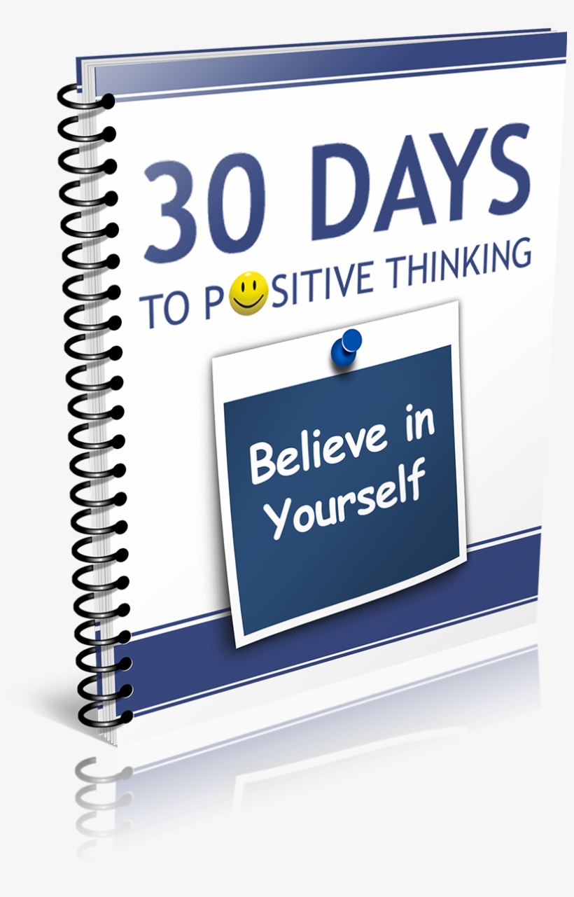 30 Days To Positive Thinking - Signage - 805x1201 PNG Download - PNGkit