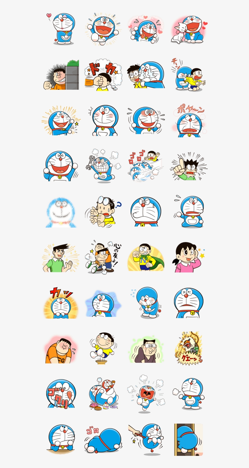 Download Transparent Doraemon's Many Emotions - Pokemon Chat Pals ...
