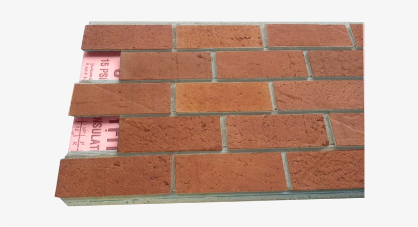 Insulated End Pink - Brickwork - 615x399 PNG Download - PNGkit