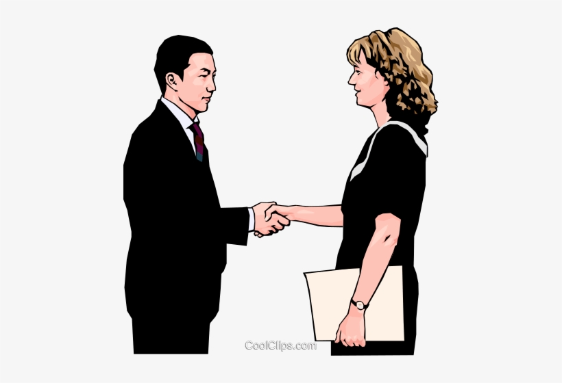 Business Greeting, Handshake Royalty Free Vector Clip - Say Hello And ...