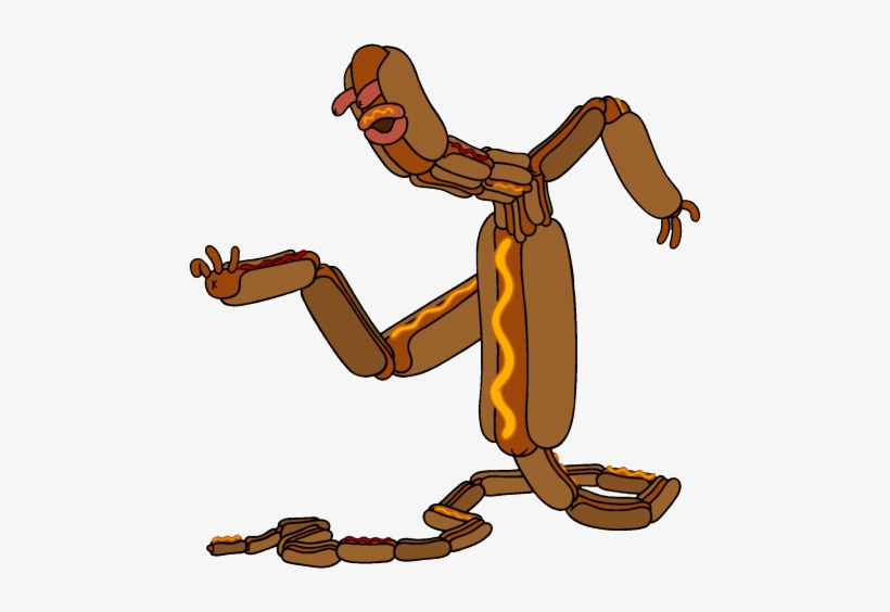 Hot Dog Monster - Adventure Time Hot Dog Monster - 472x484 PNG Download ...