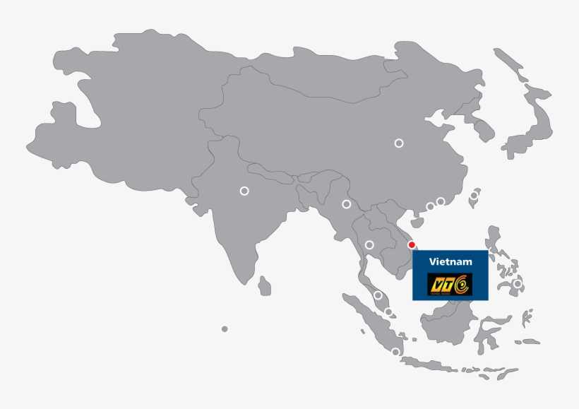 Map-vietnam - Asian Games Participating Countries 2018 - 842x595 PNG ...