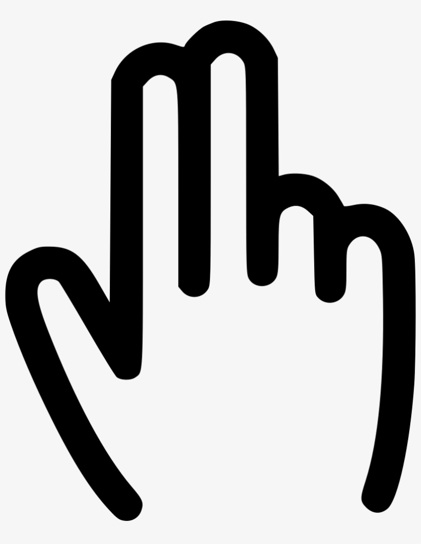 Swipe Tap Press Touch Click Hand Comments - Computer - 804x980 PNG ...